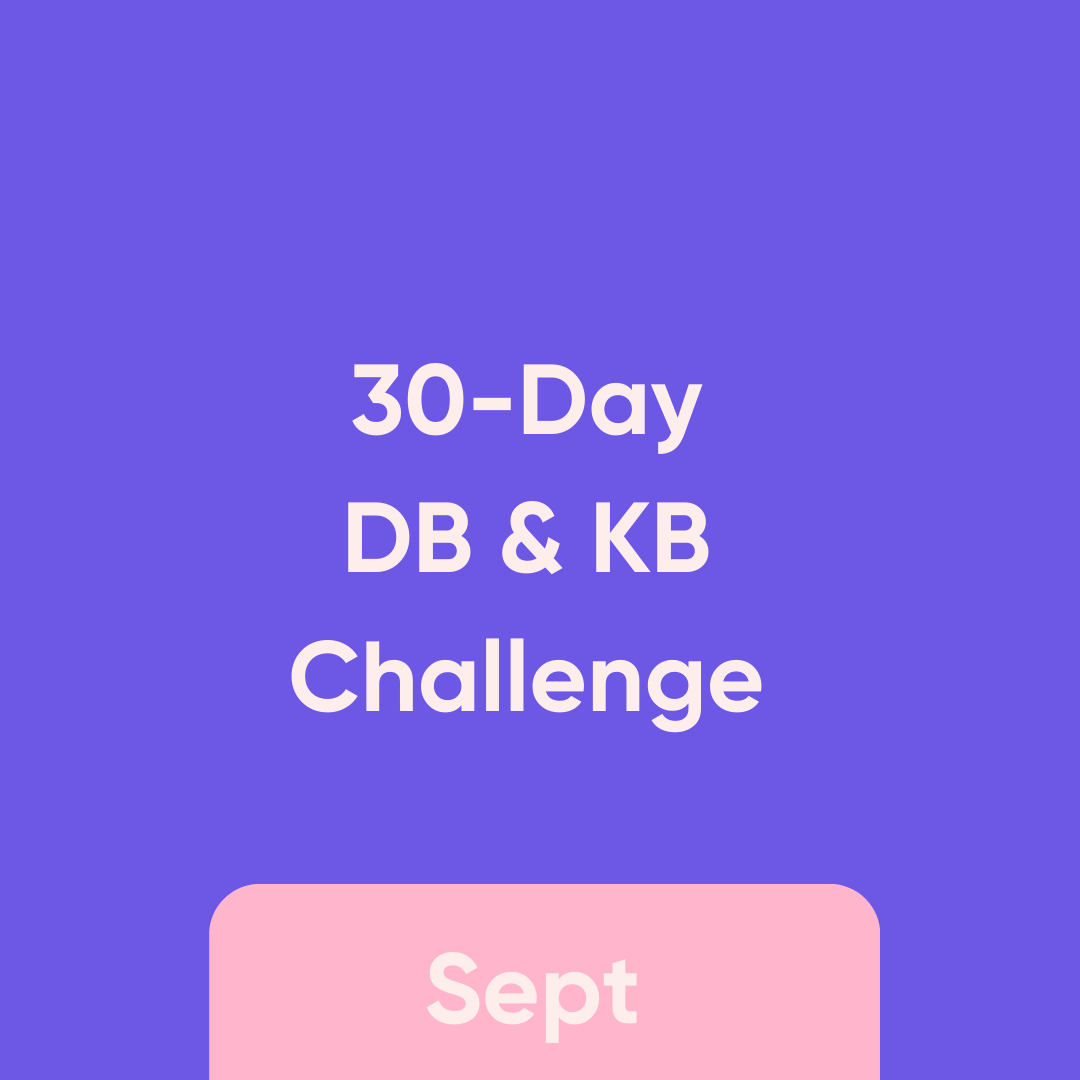 30-Day DB & KB by Megan Benedict